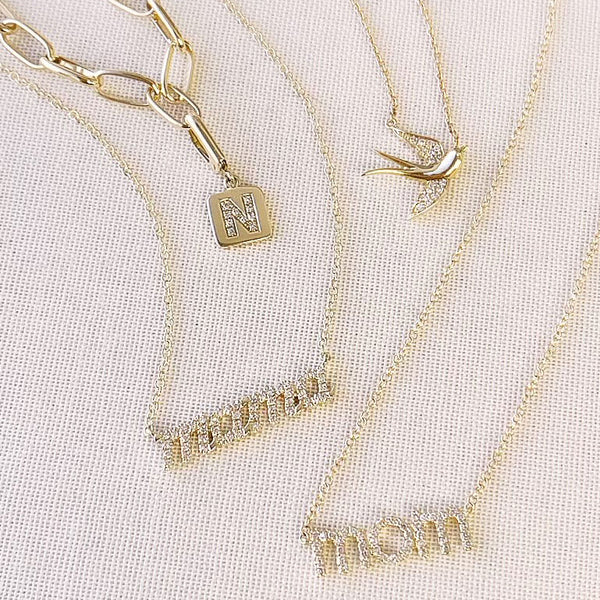 Mini Initial Plaque Clip Charm | Personalized Clip Charm | Liven ...